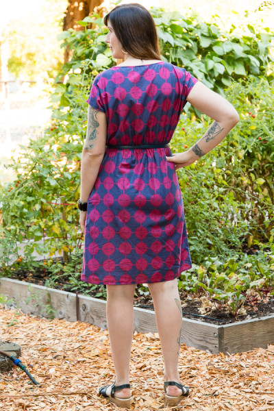 Geometric Print Staple Dress - Rake and Make